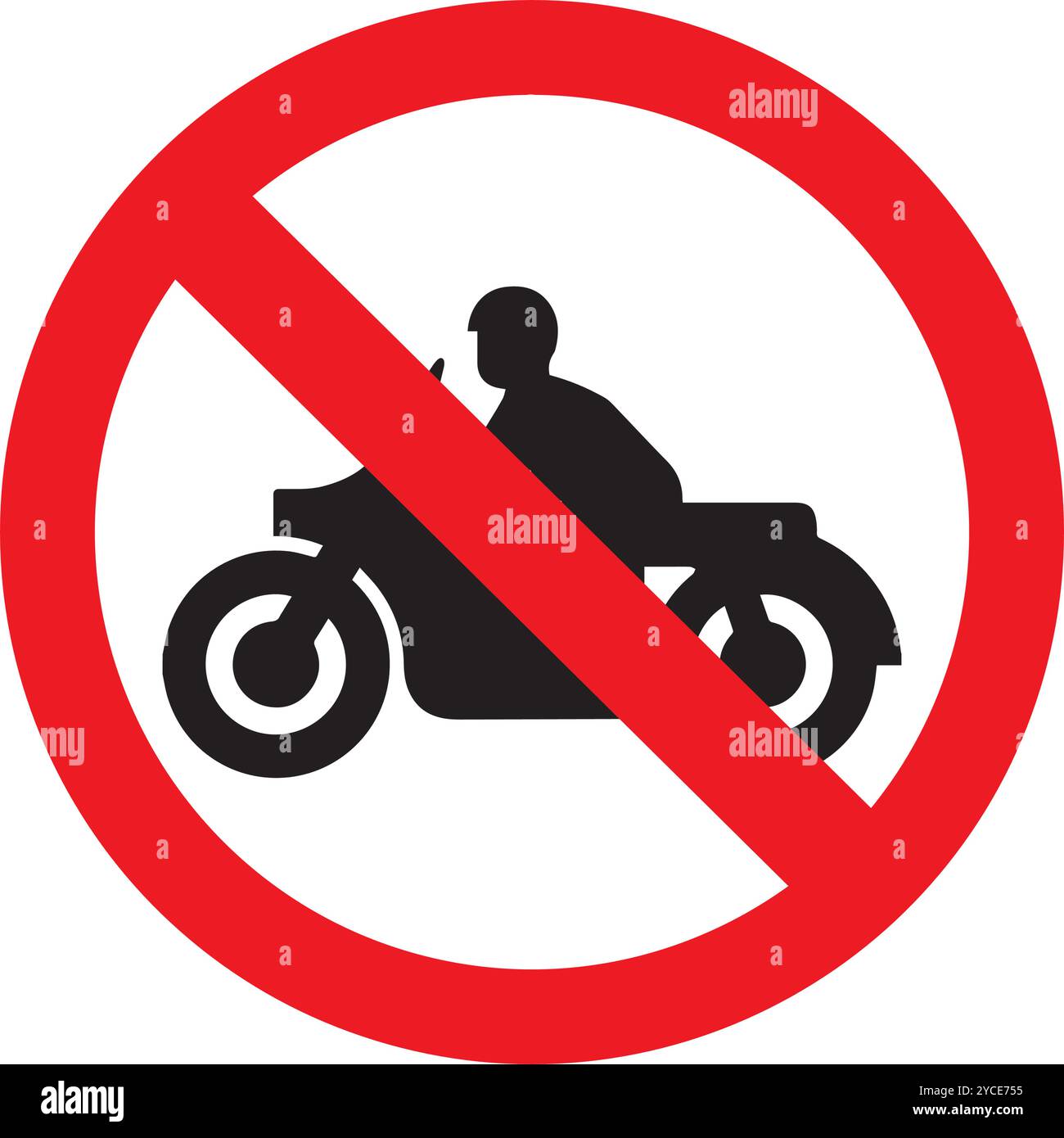 Traffic symbols and prohibition signs, vector illustration design Stock ...