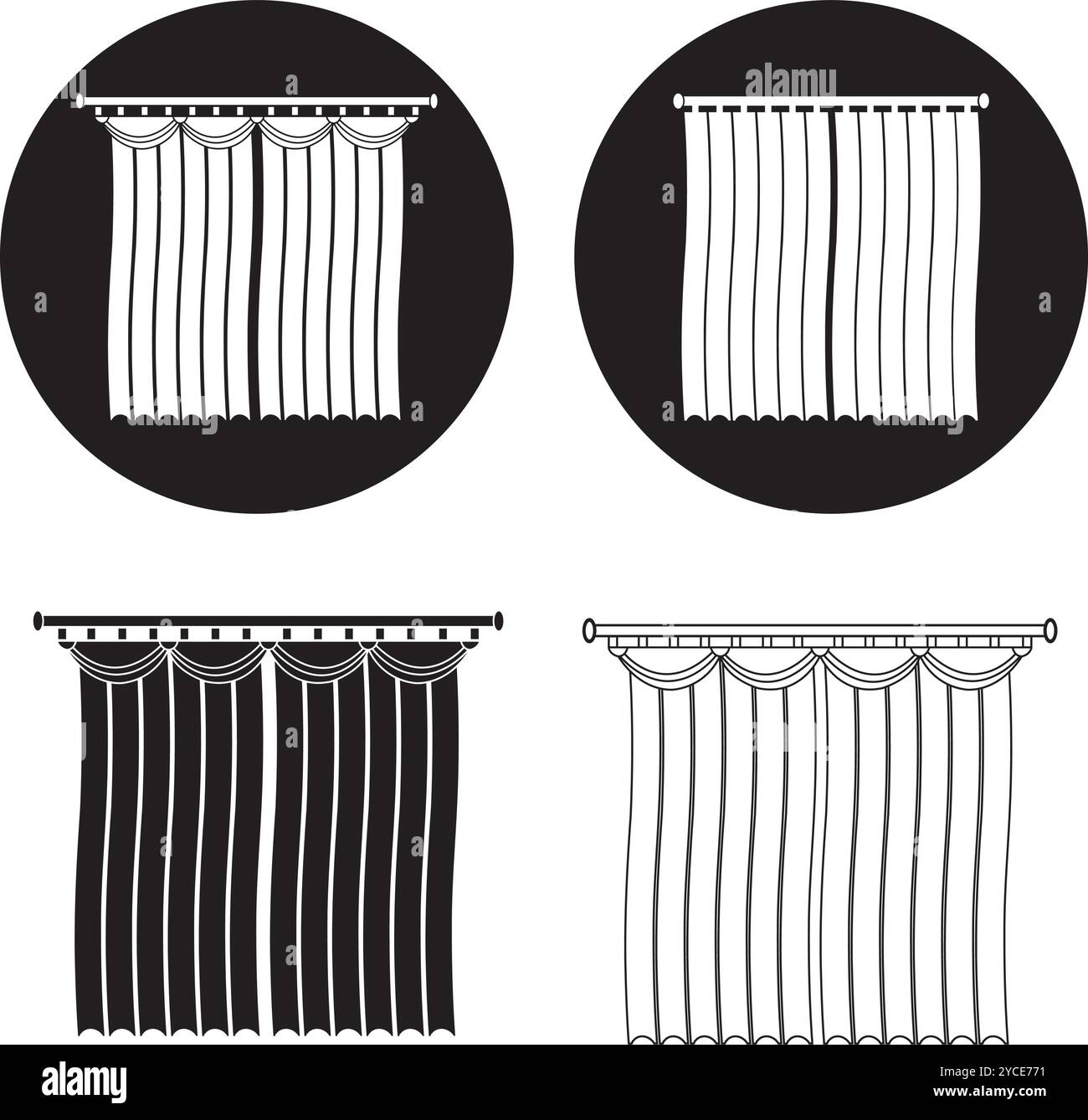 Draw the curtain Cut Out Stock Images & Pictures - Alamy