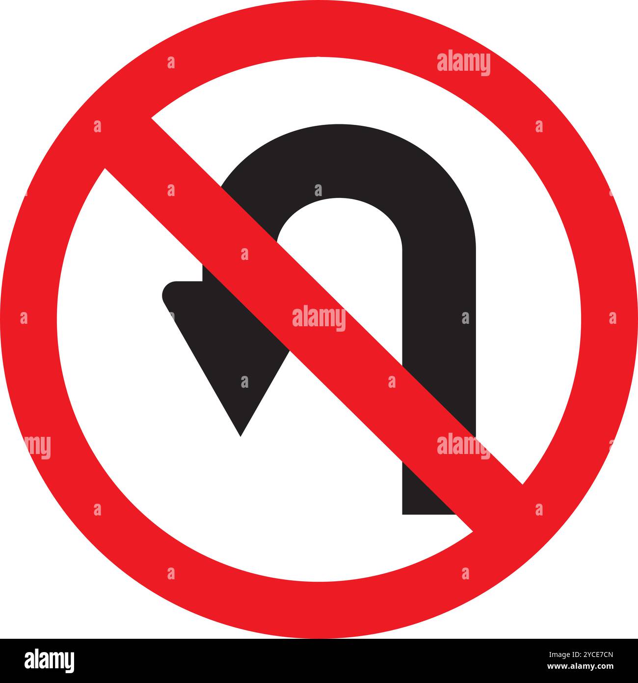 Traffic symbols and prohibition signs, vector illustration design Stock ...