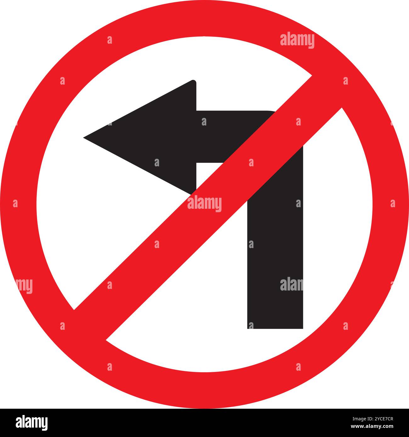 Traffic symbols and prohibition signs, vector illustration design Stock ...