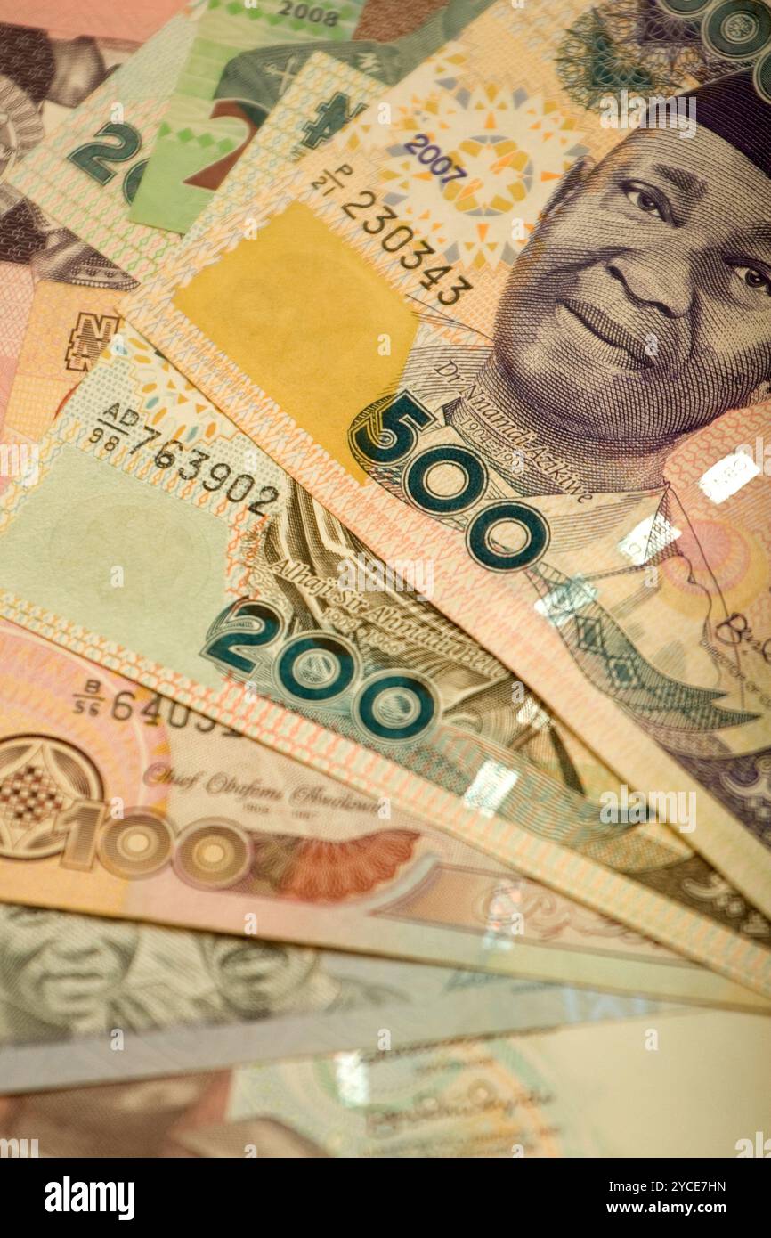 The naira is the currency of Nigeria Stock Photo - Alamy