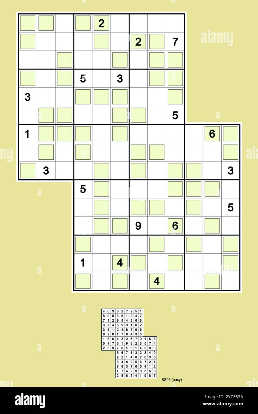 Sensei Sudoku with Even-Odd variant. Two overlapping Even-Odd Sudoku puzzles. Rotational ...