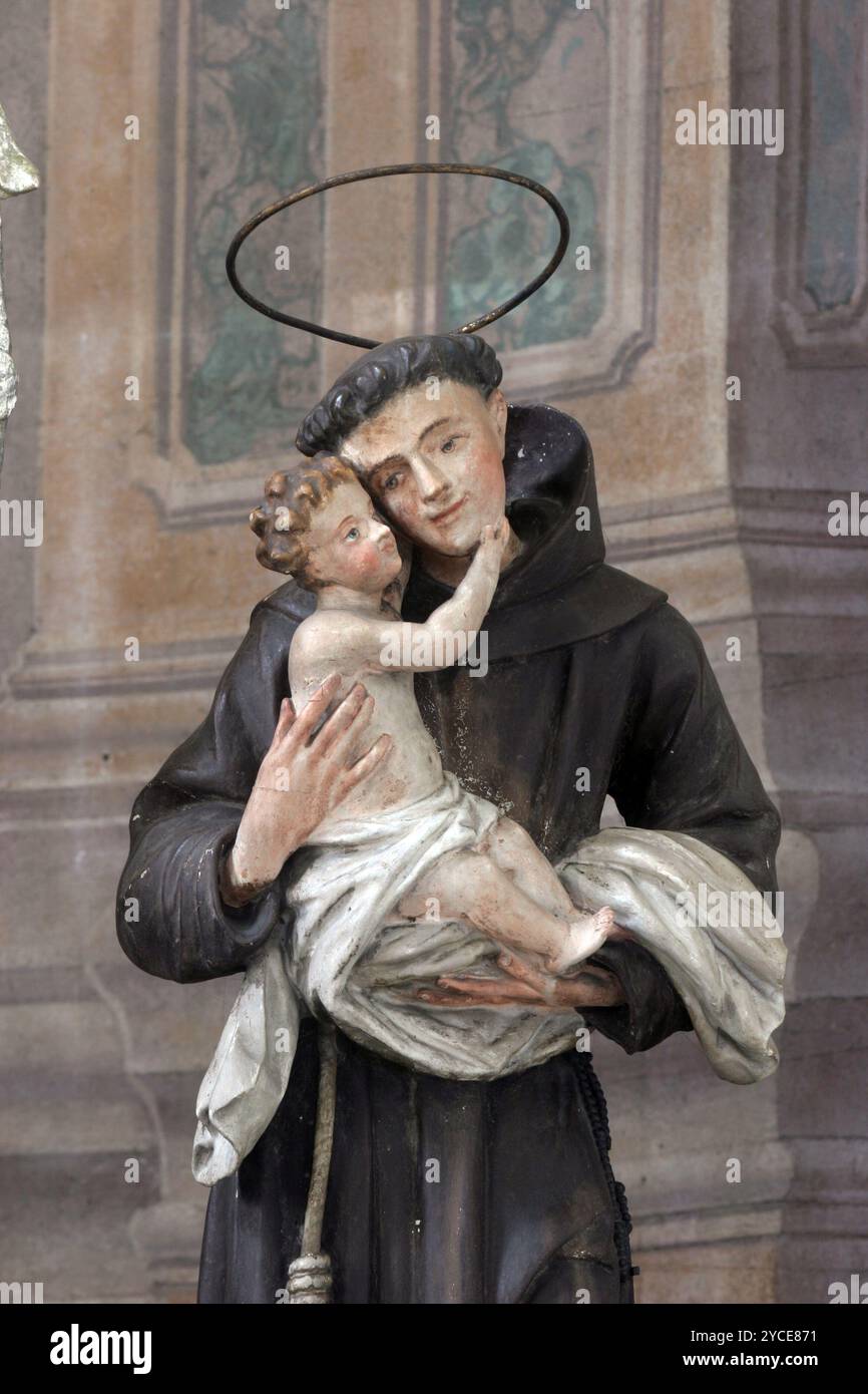 Saint Anthony of Padua Stock Photo - Alamy