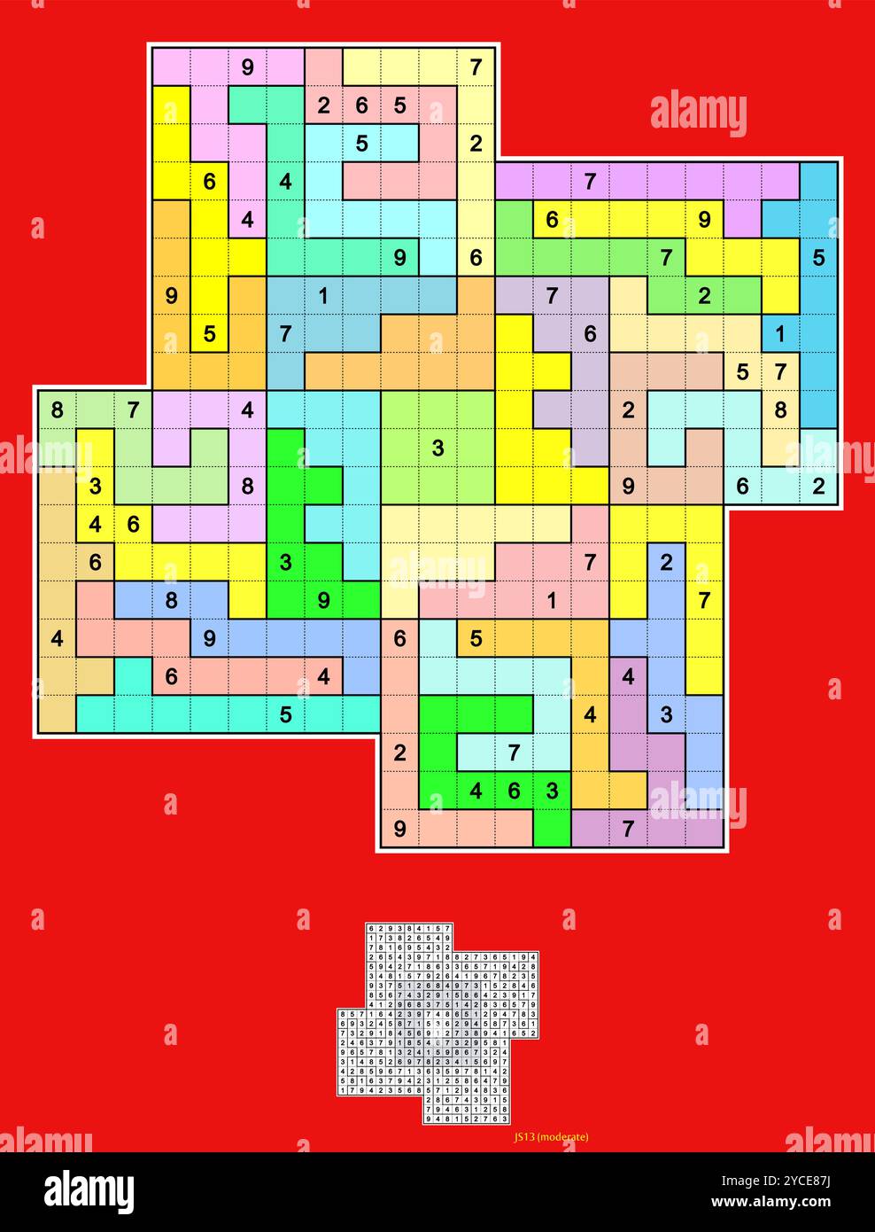 Overlapping sudoku hi-res stock photography and images - Alamy