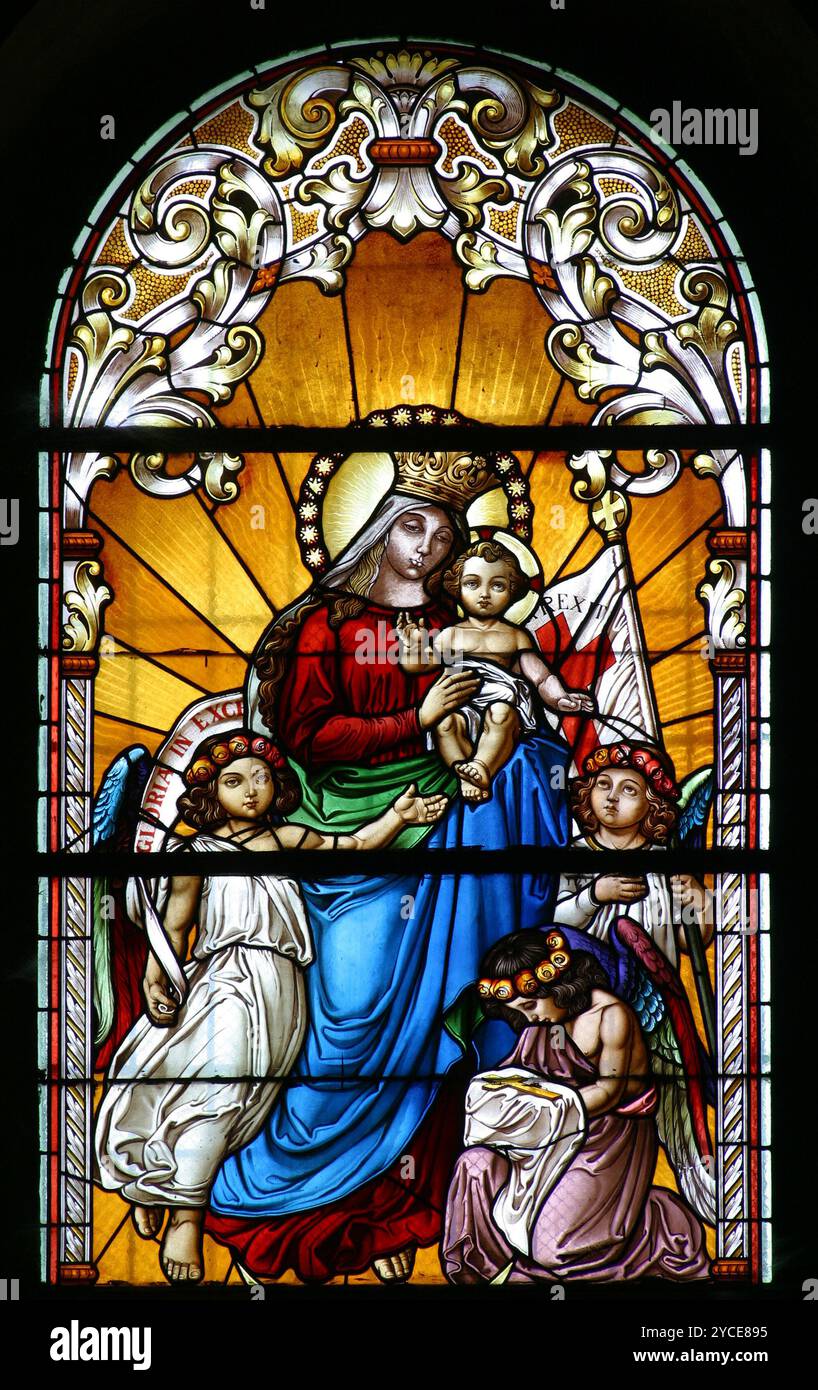 Mary jesus angels hi-res stock photography and images - Alamy