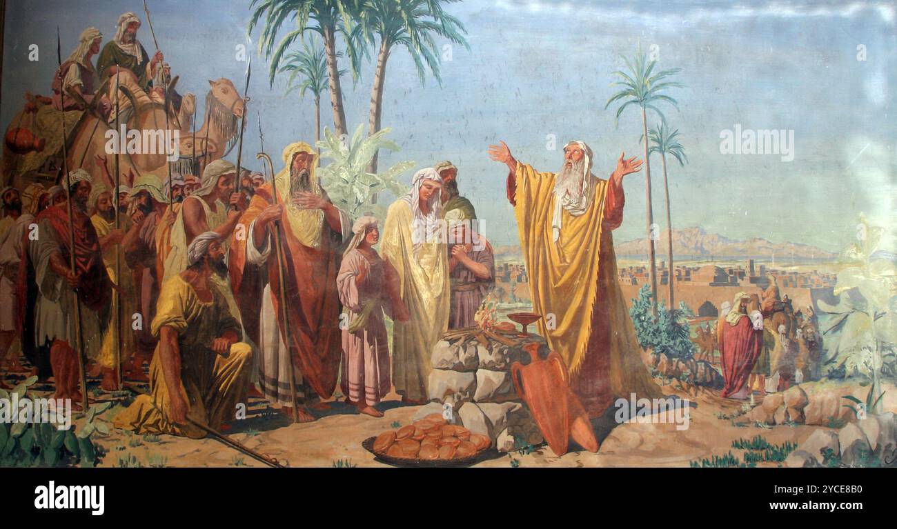 Scenes from the Old Testament Stock Photo - Alamy