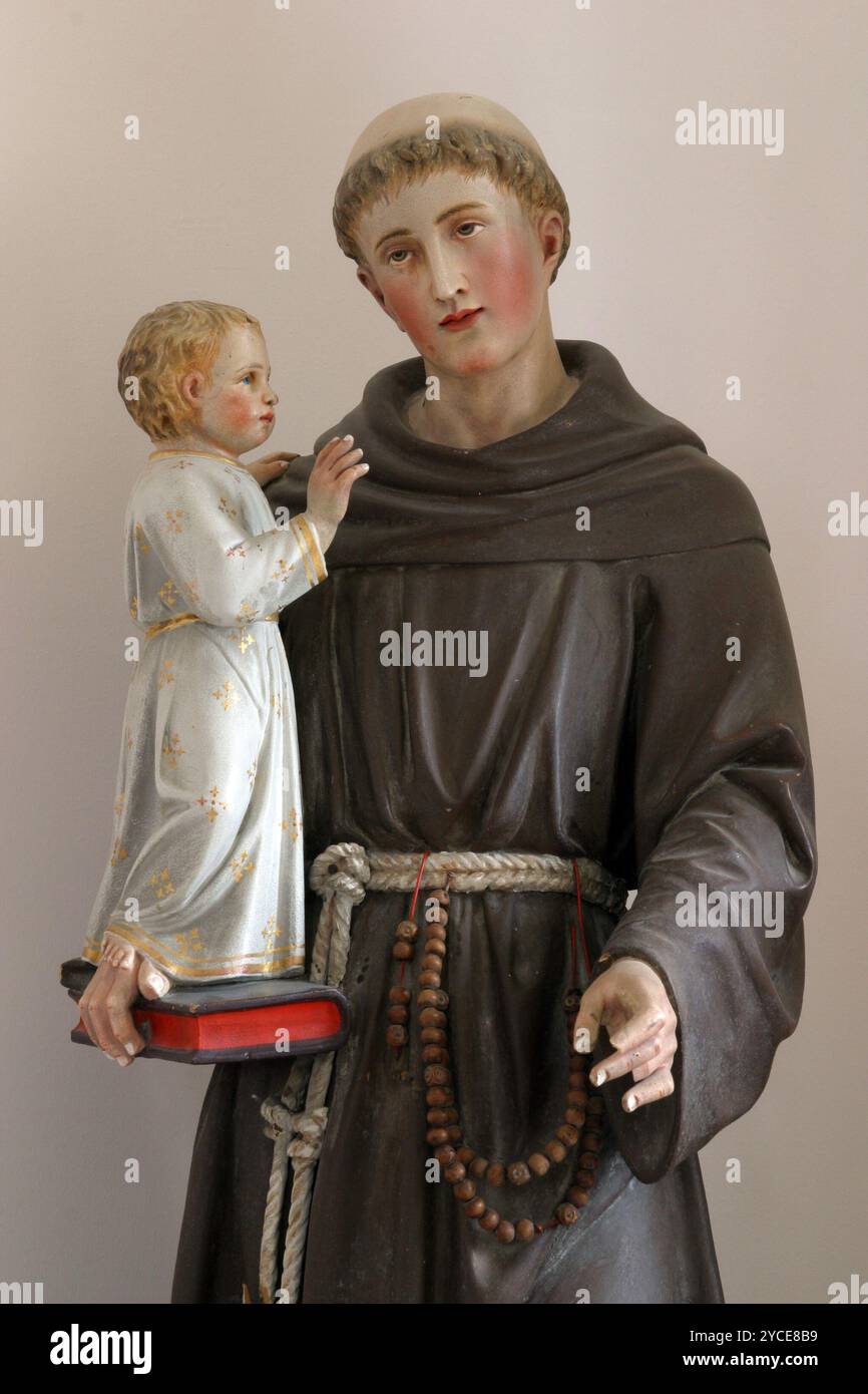 Saint Anthony of Padua Stock Photo - Alamy
