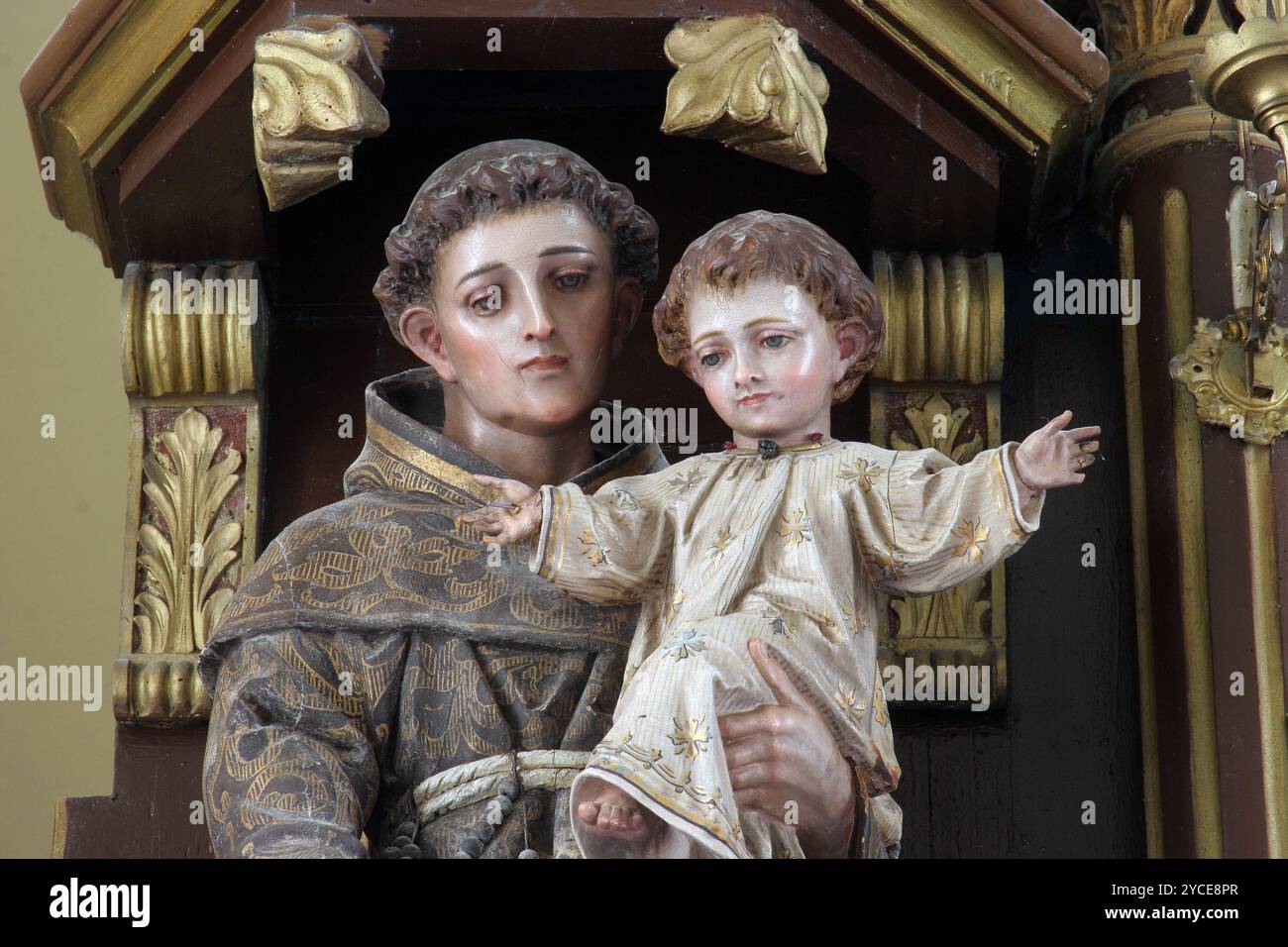 Saint Anthony of Padua Stock Photo - Alamy