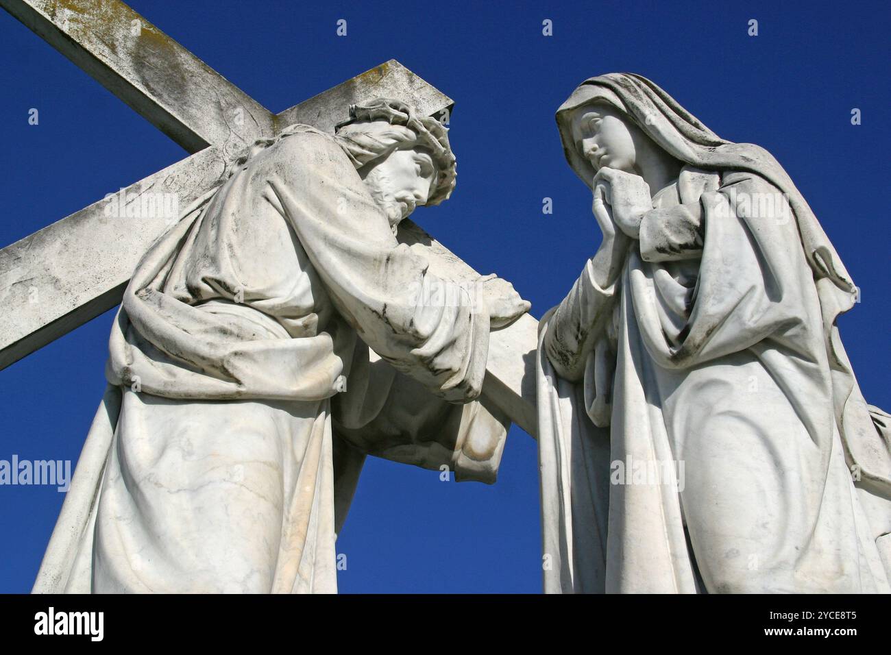 One of the stations of the sacred way Stock Photo - Alamy