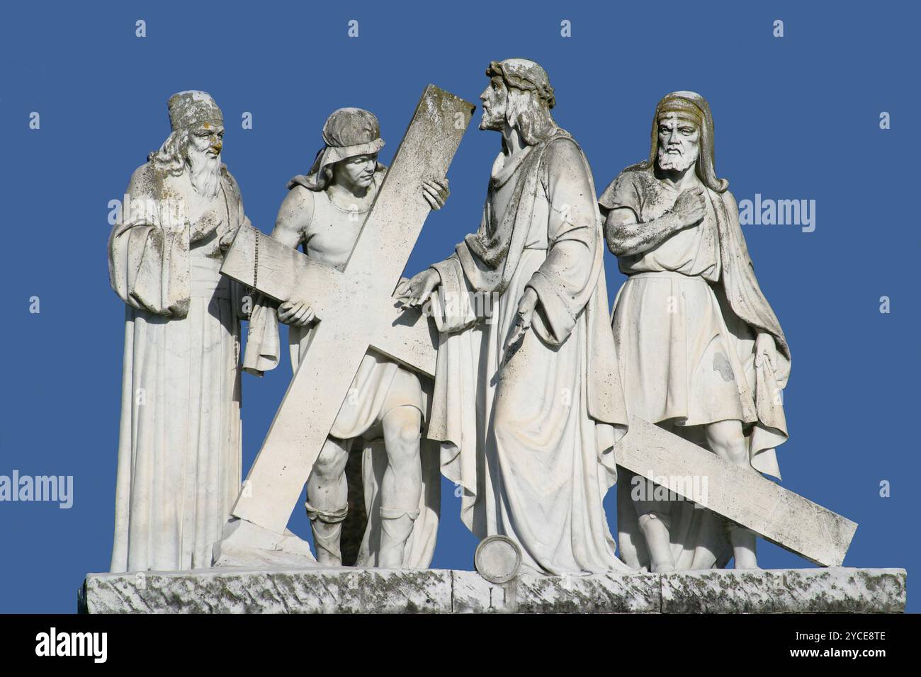 One of the stations of the sacred way Stock Photo - Alamy