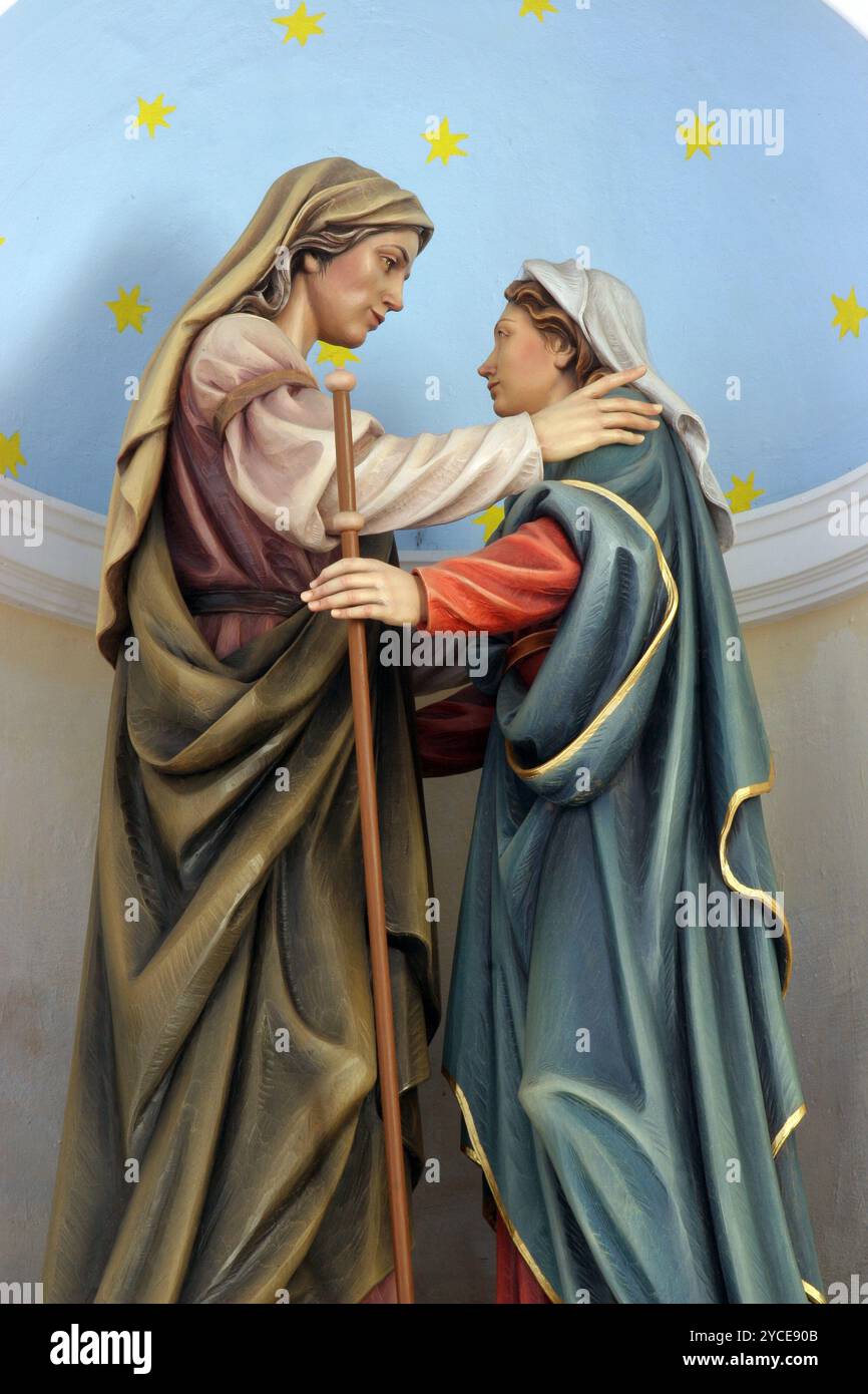Visitation of the Blessed Virgin Mary Stock Photo - Alamy