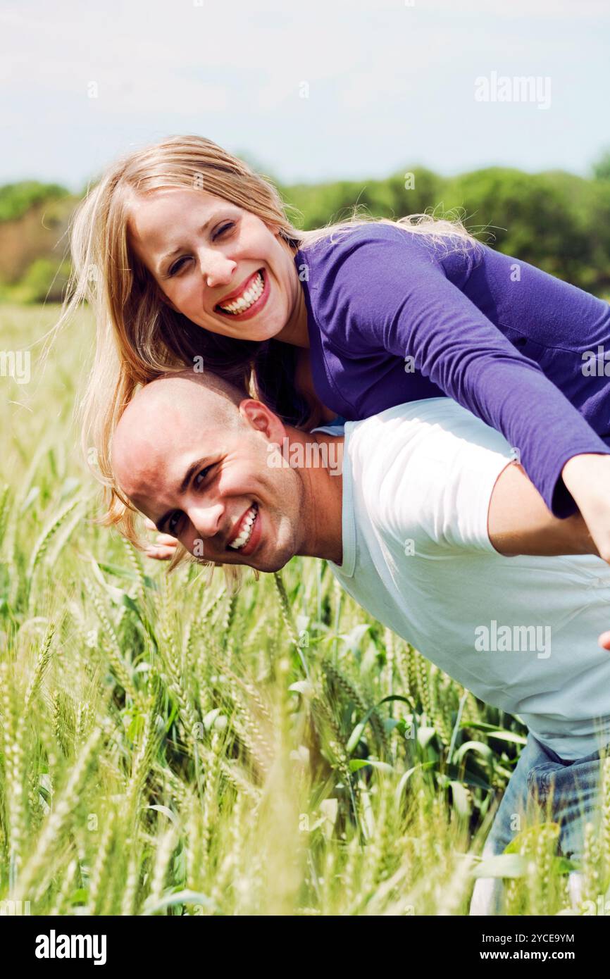 Embracing lovely lovers having fun Stock Photo - Alamy