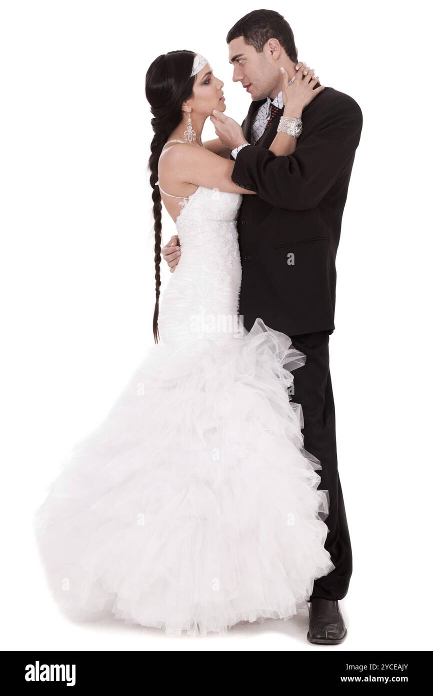 Newly married couple loving hi-res stock photography and images - Alamy