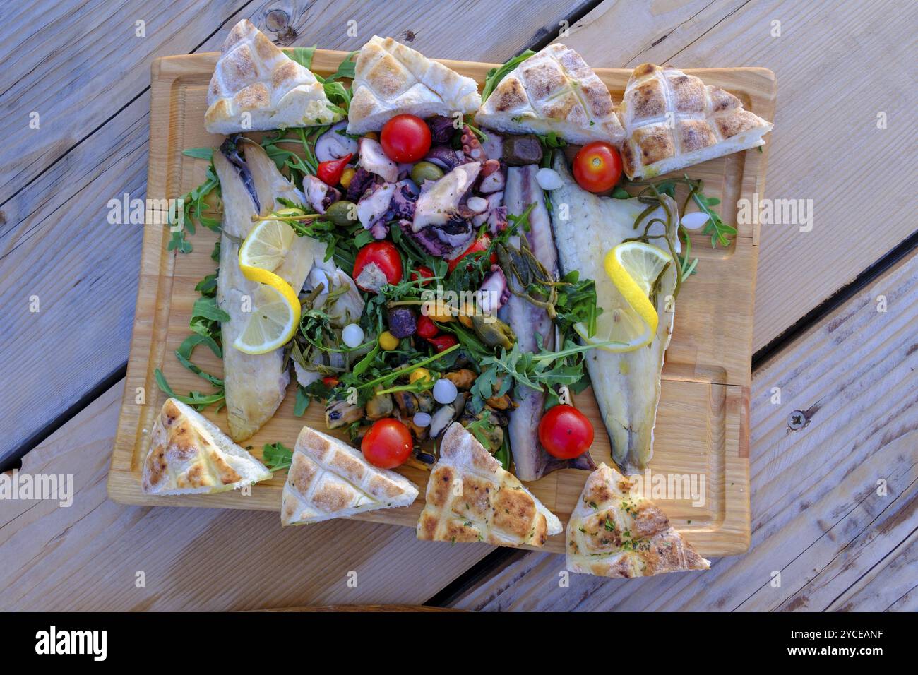Croatian specialities, snack platters, food, viewpoint, bar and ...