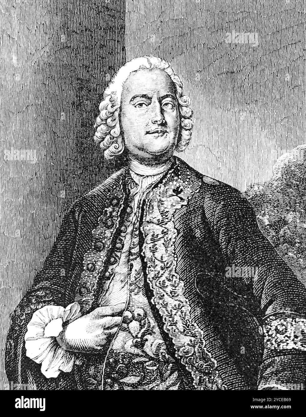 Carl Heinrich Graun (1701-1759), tenor singer and composer of operas ...