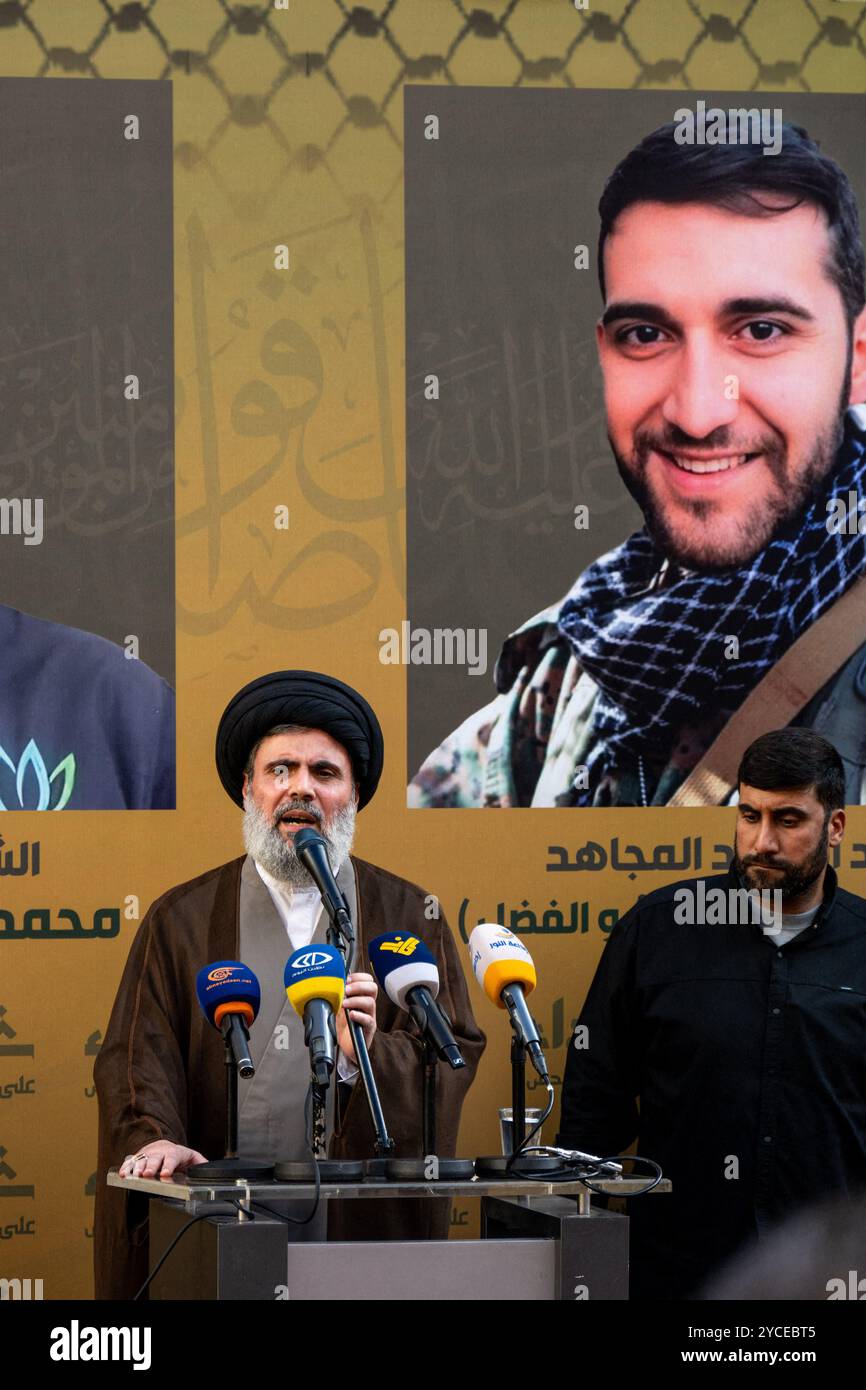 File photo dated September 18, 2024 shows shiite cleric and head of ...