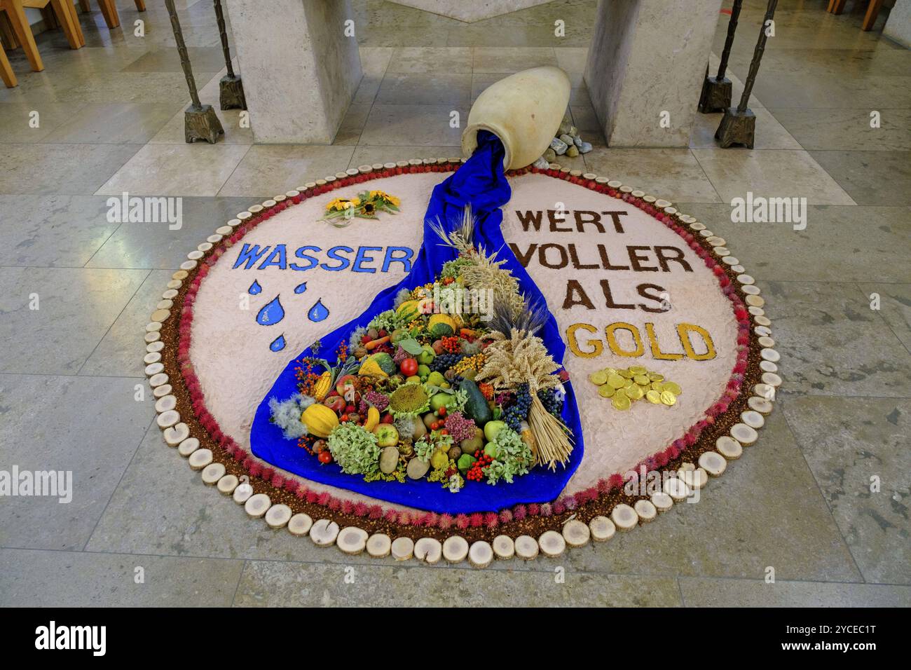 Water, Creation, Thanksgiving, Thanksgiving altar, Pilgrimage church of ...