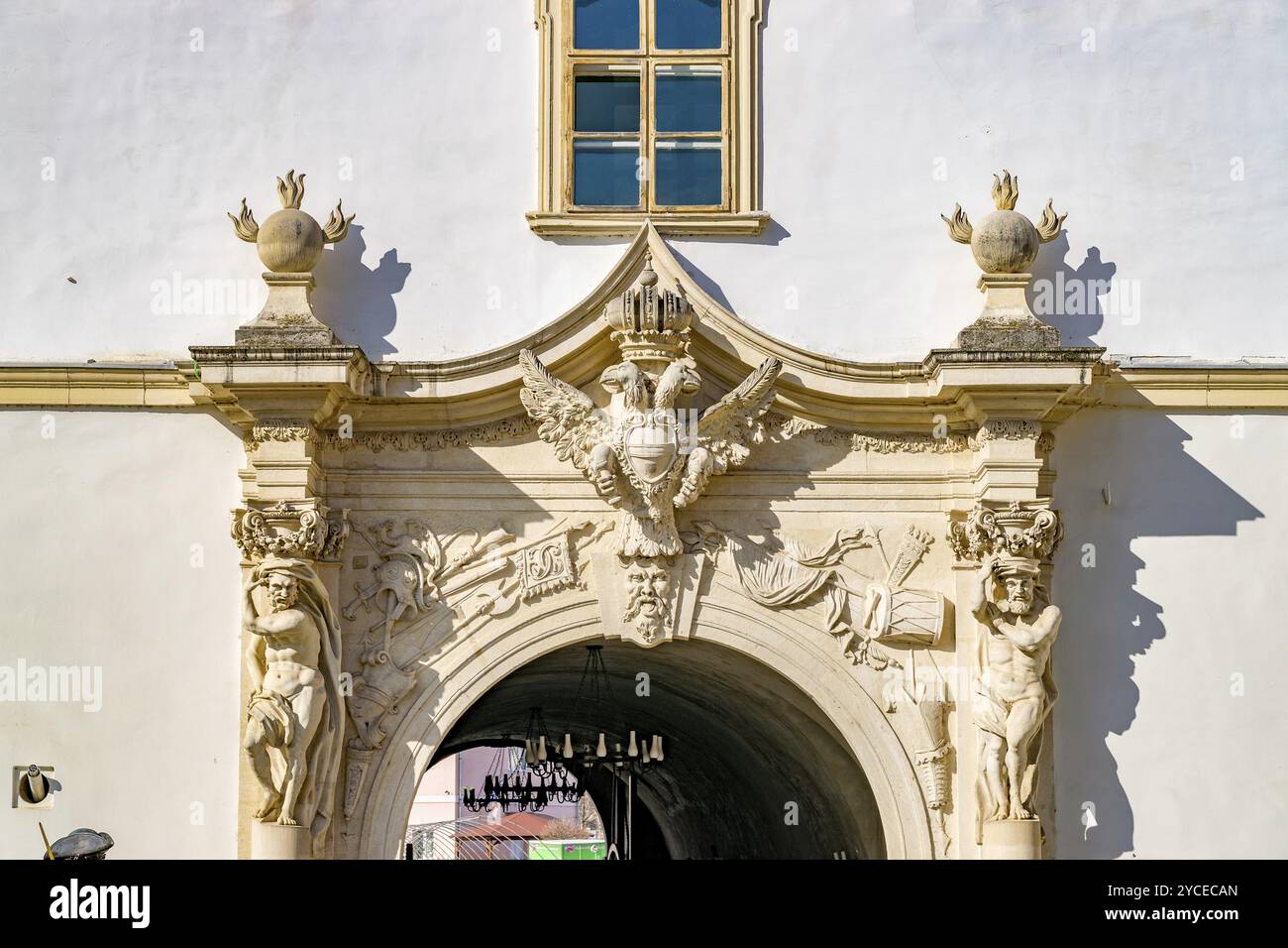 The 4rd Gate of the Citadel Alba-Carolina in Alba Iulia, Romania, officially declared Capital of ...