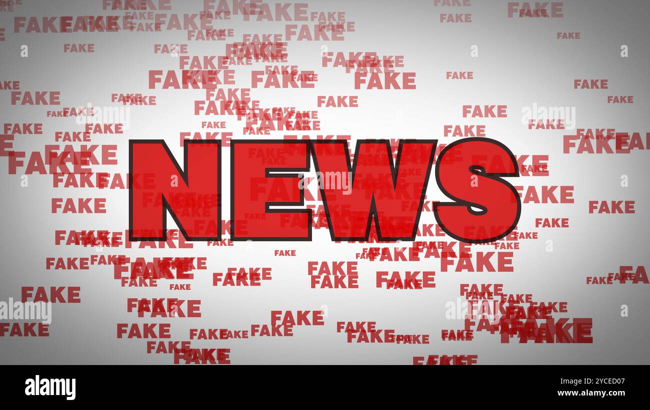 Dynamic background animation of the Fake News title page, ideal for tv ...