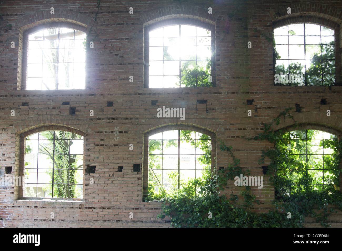 What remains of an old abandoned brick factory Stock Photo - Alamy