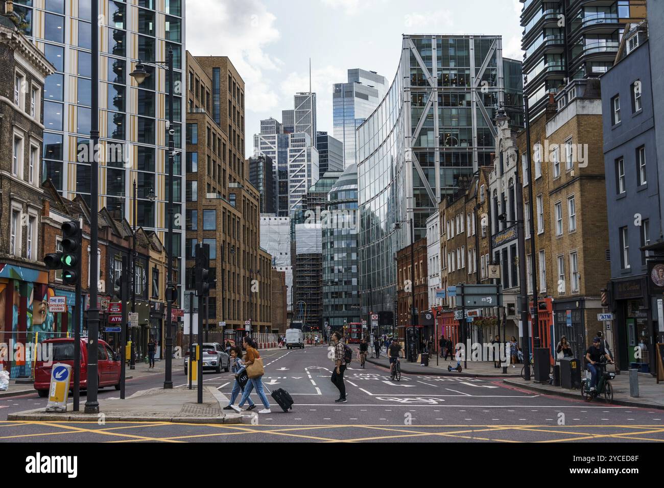London, UK, August 25, 2023: View of Bishopsgate Court in the City of ...