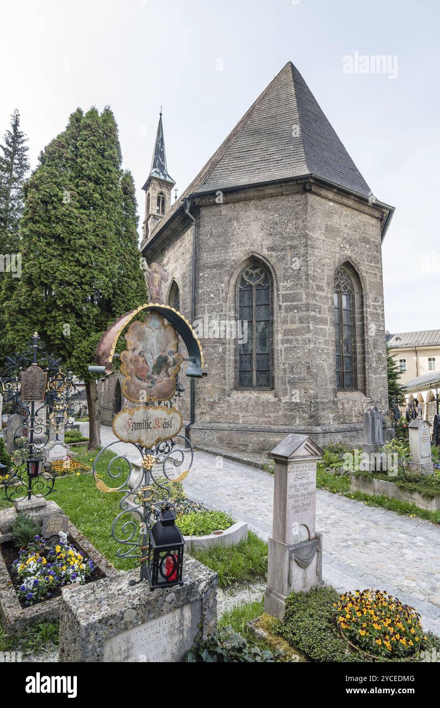 St. Peter Cemetery. Salzburg is renowned for its baroque architecture ...