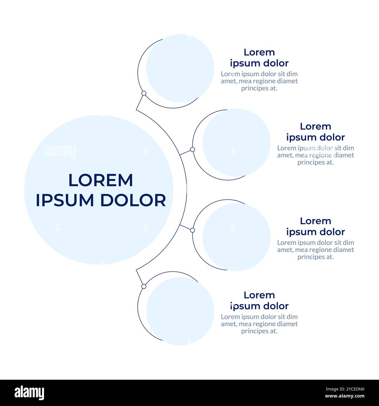 Mapping circular diagram infographic Stock Vector Image & Art - Alamy