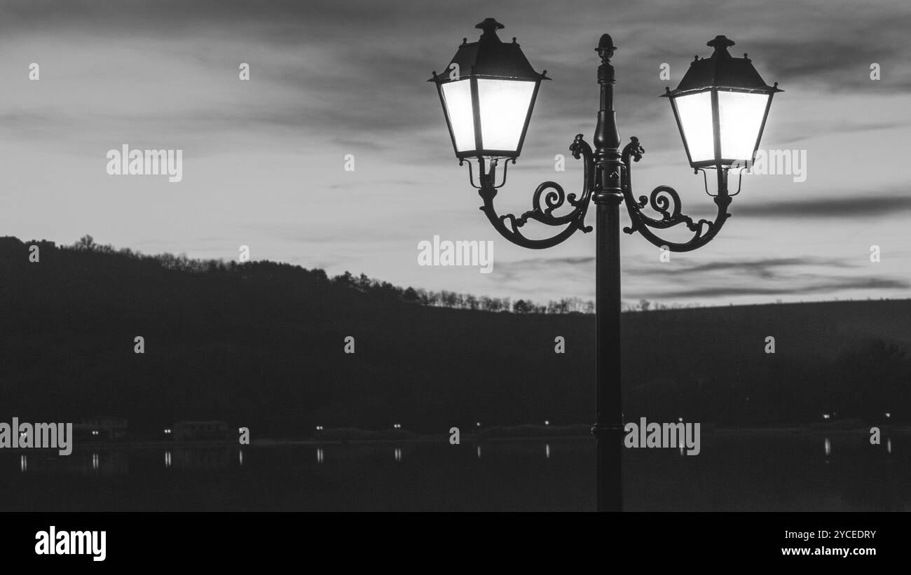 Dim evening Black and White Stock Photos & Images - Alamy