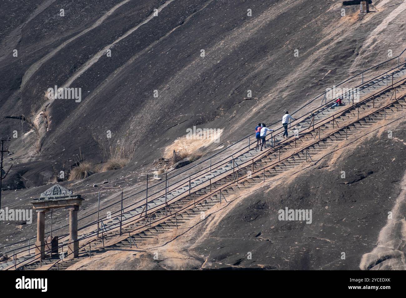 Long flight stairs hi-res stock photography and images - Alamy