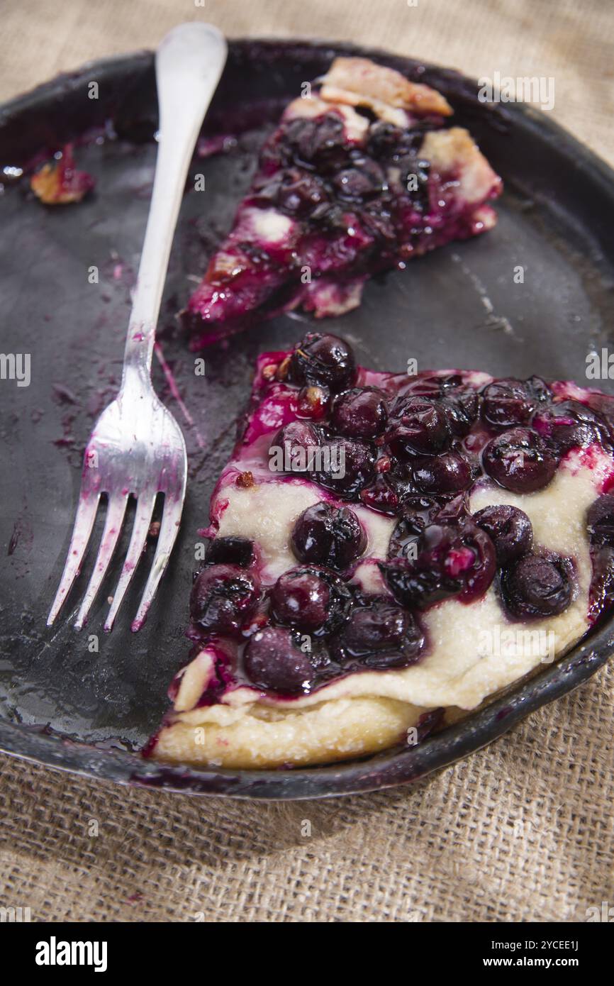 Dolce typical Tuscan focaccia with red grape strawberry Stock Photo - Alamy