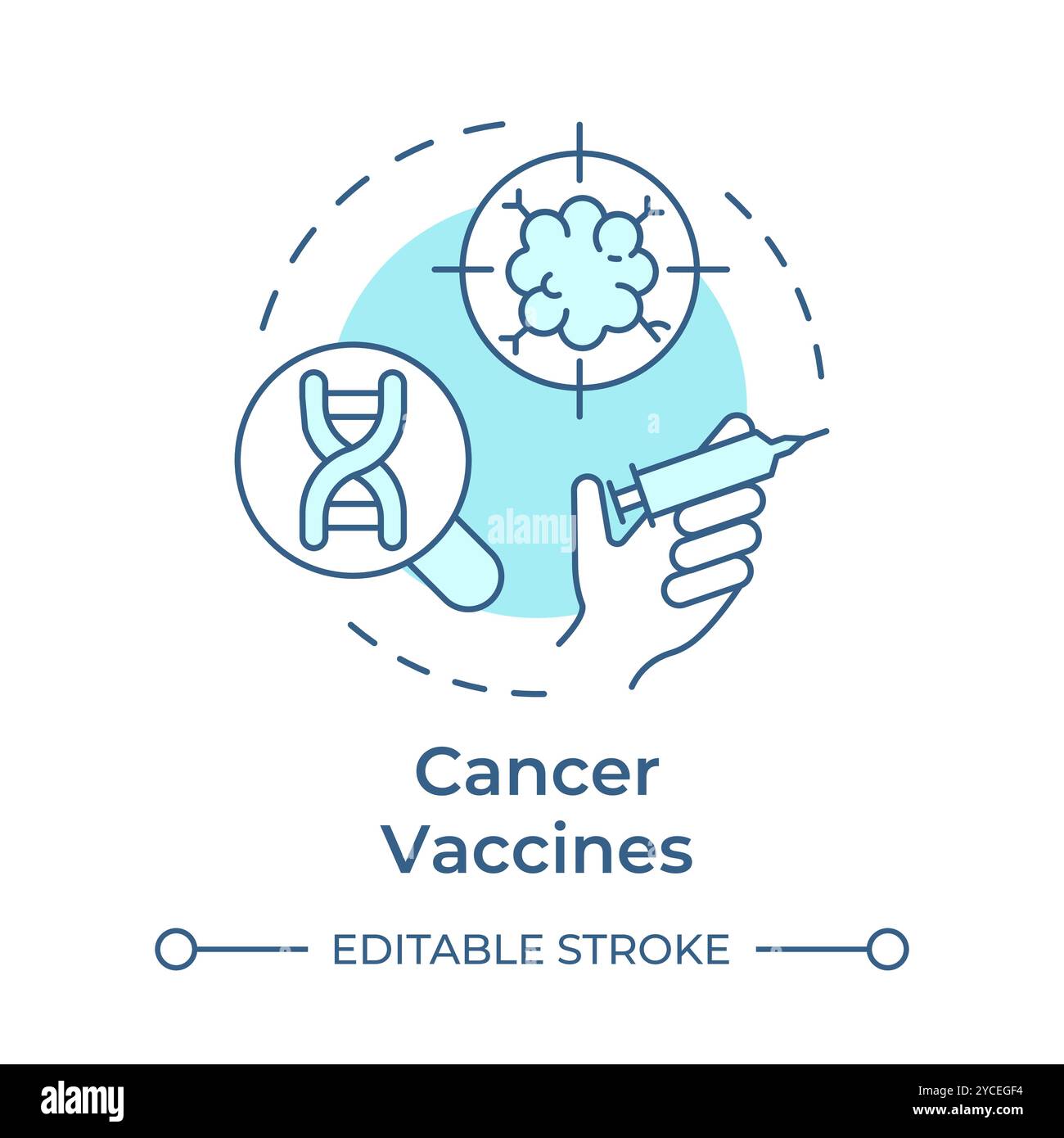 Cancer development illustration Cut Out Stock Images & Pictures - Alamy