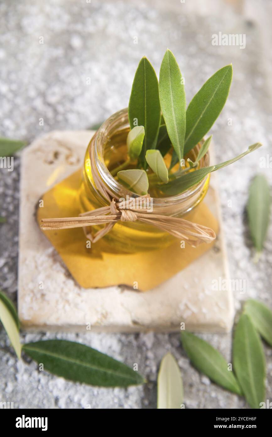 Small jar of olive oil hi-res stock photography and images - Alamy