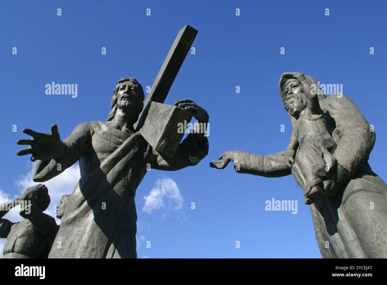 Stations of the sacred way Stock Photo - Alamy