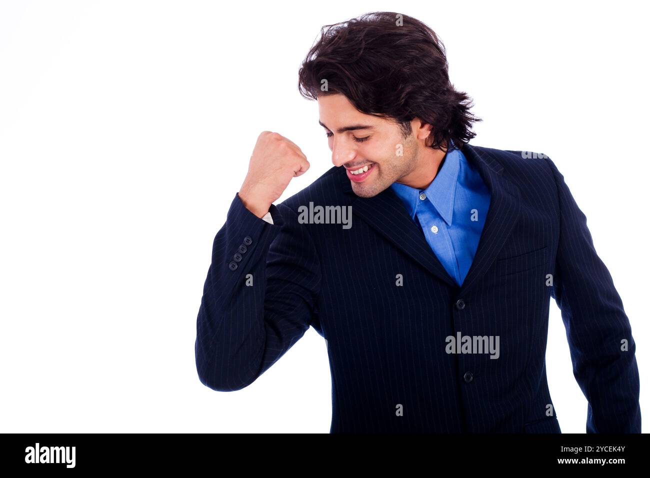 Smart home young man Cut Out Stock Images & Pictures - Alamy