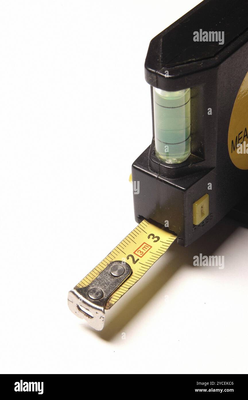 Meter Tool on white background Stock Photo - Alamy
