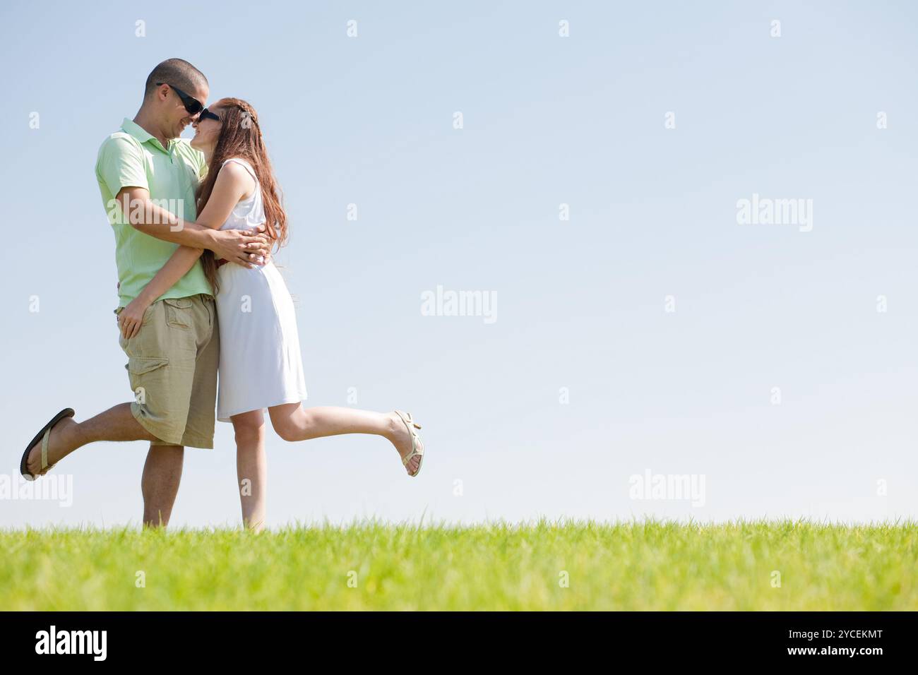 Young couple fooling around on hi-res stock photography and images - Alamy