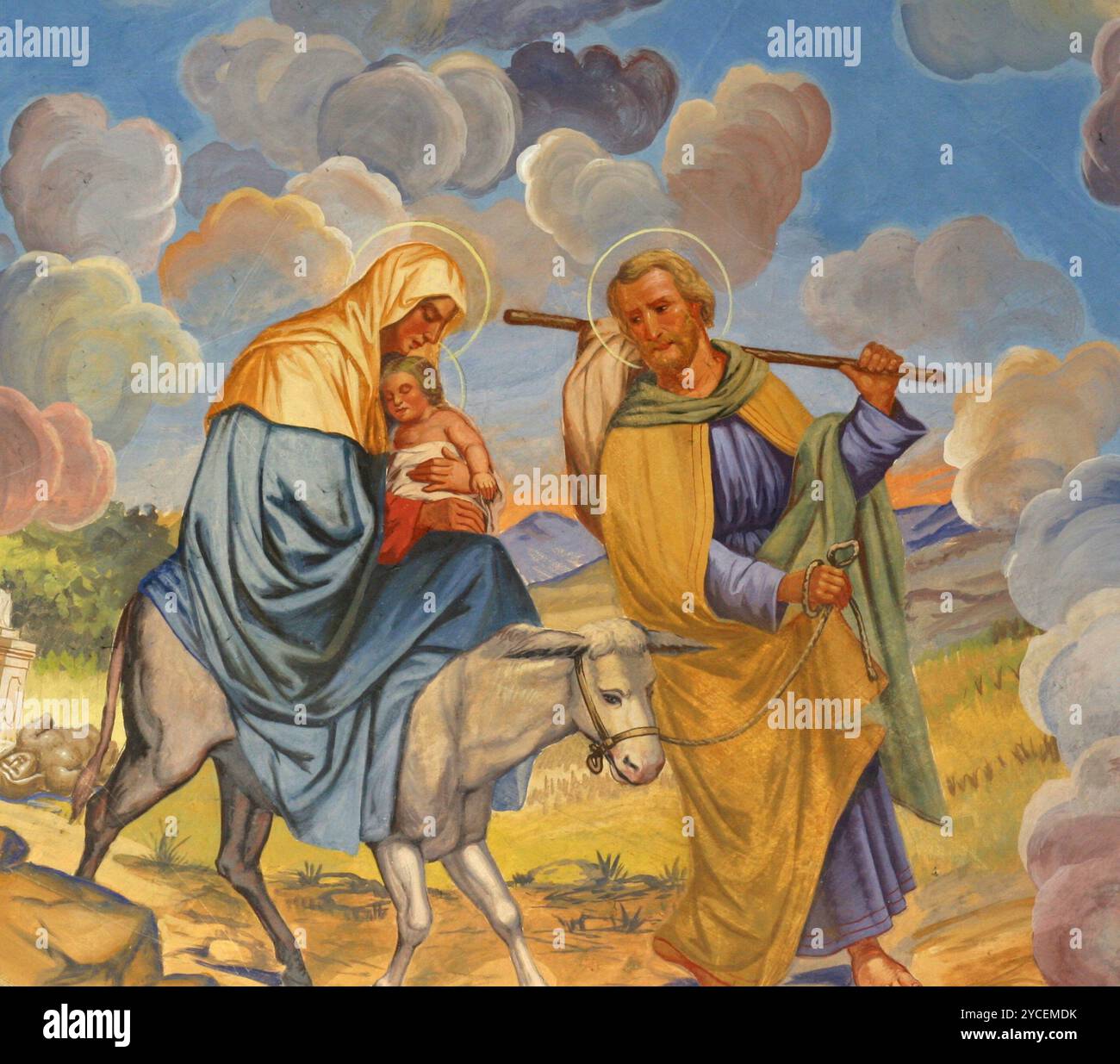 Flight joseph mary jesus egypt hi-res stock photography and images - Alamy