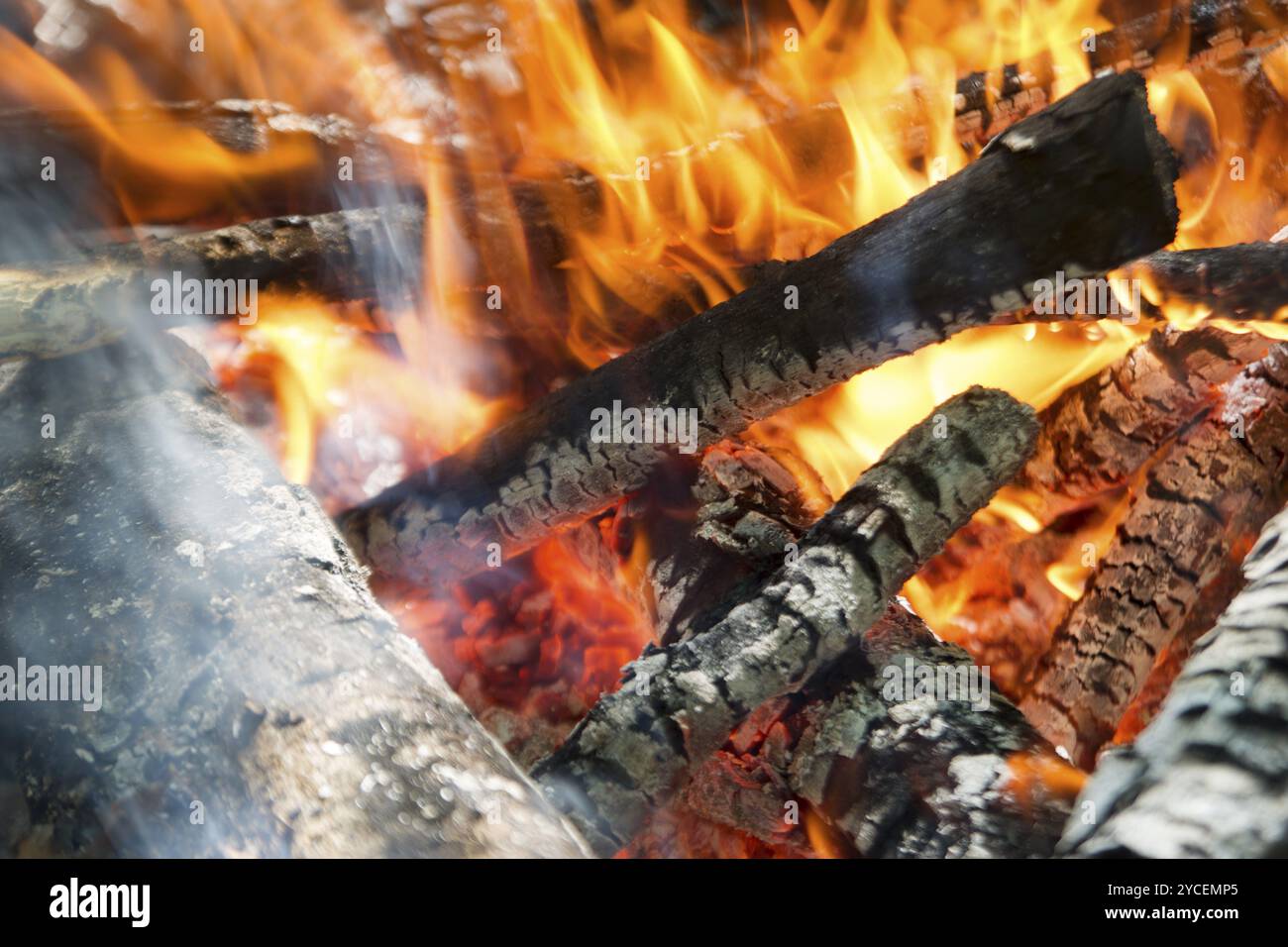 What remains after the effects of a burning wood, burning ash Stock ...