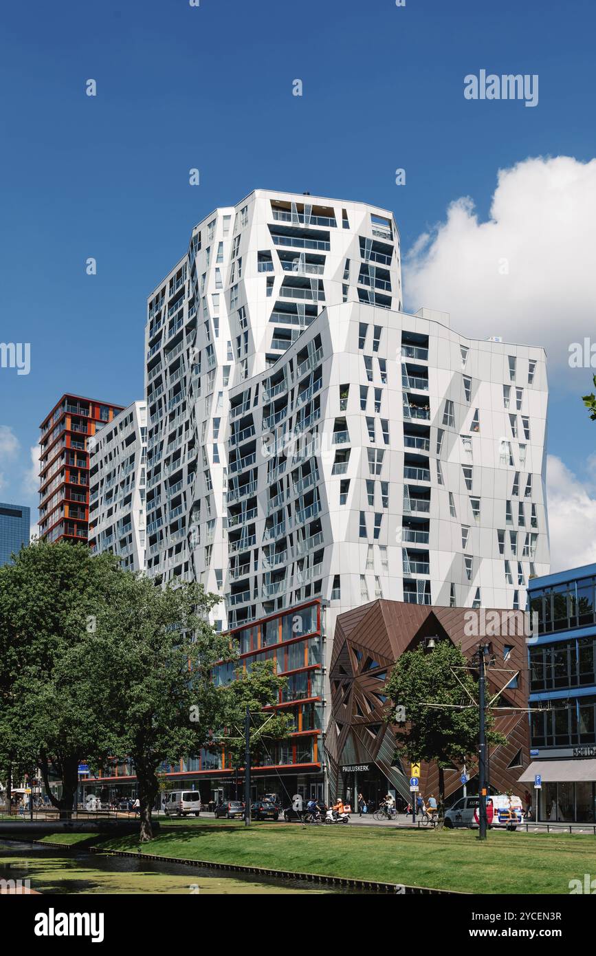 Rottedam, The Netherlands, August 6, 2016: Modern architecture ...