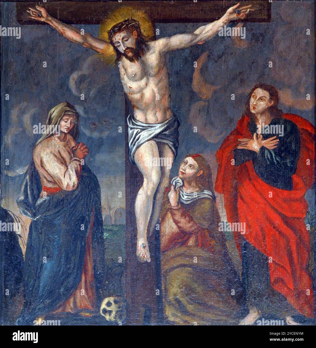 Jesus dies on the cross Stock Photo - Alamy