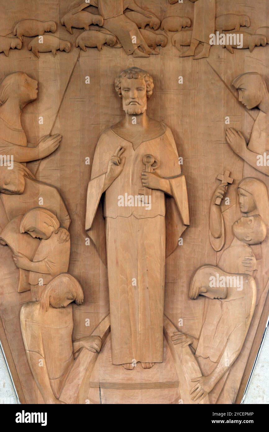 Capernaum - The Church of the House of Peter Stock Photo - Alamy