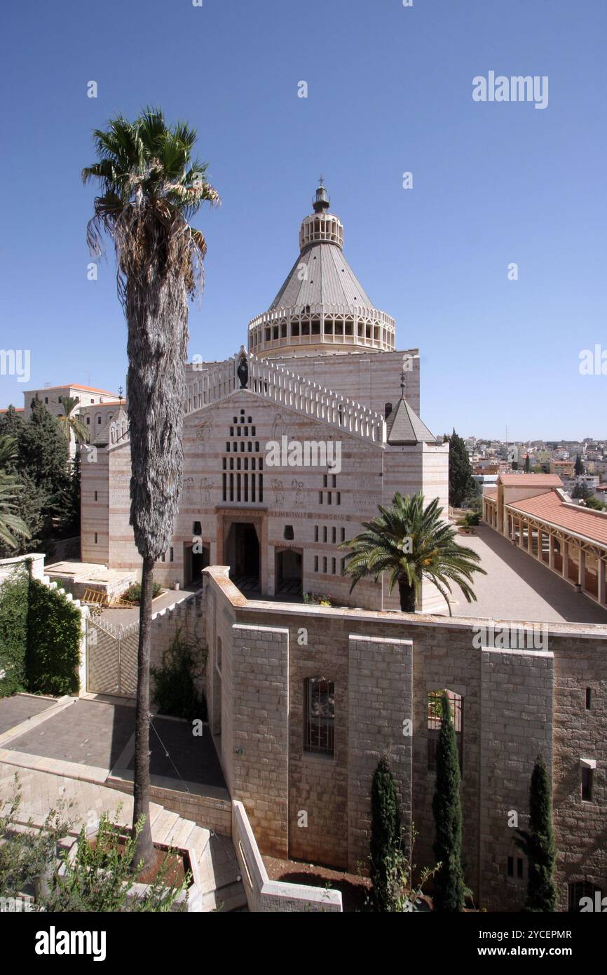 Basilica of the Annunciation, Nazareth Stock Photo - Alamy