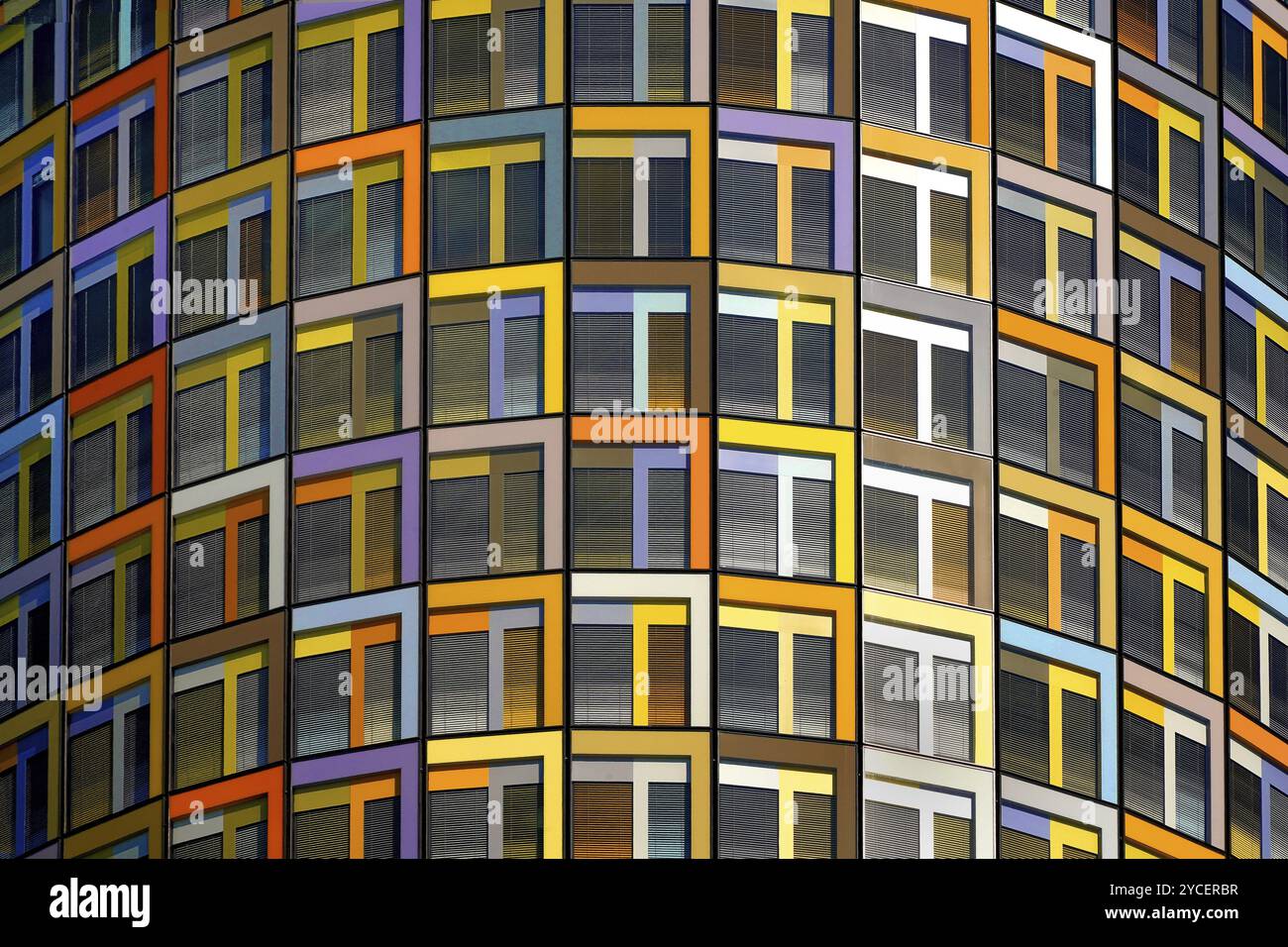ADAC, building, architecture, colourful, Munich, futuristic, Germany ...