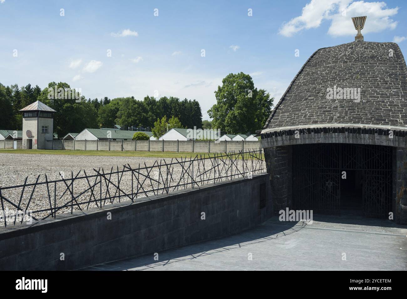 03.06.2017, Dachau, Bavaria, Germany, Europe, Jewish Memorial at the ...