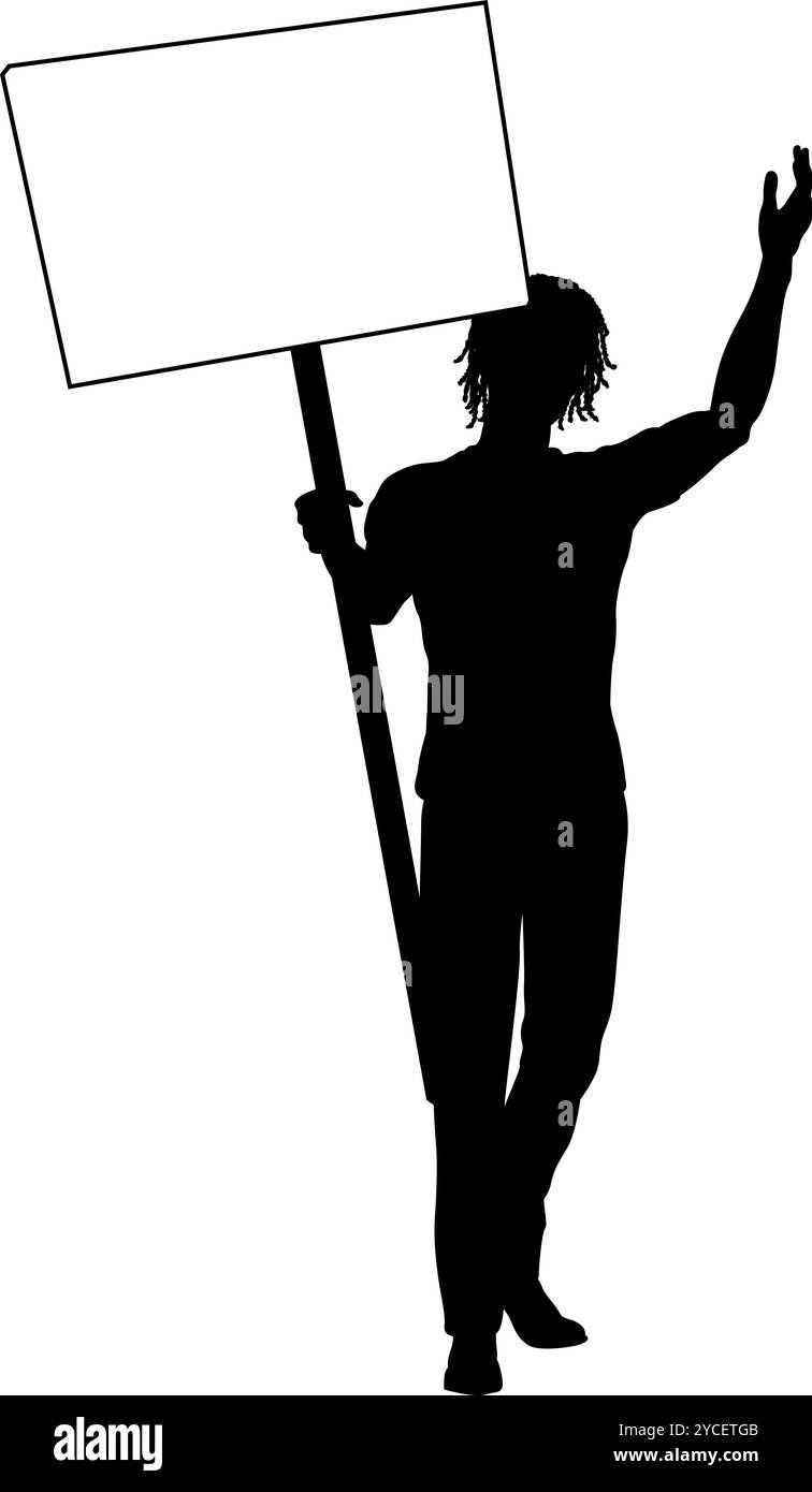 Anti government demonstrators holding Cut Out Stock Images & Pictures ...