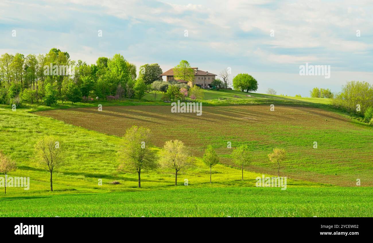 Landscapes and colors of the spring flowering of the Emilia-Romagna ...