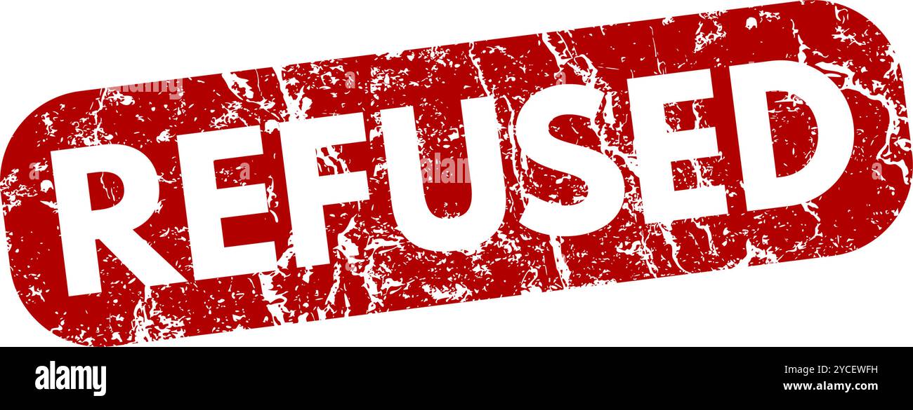 Refused stamp hi-res stock photography and images - Alamy