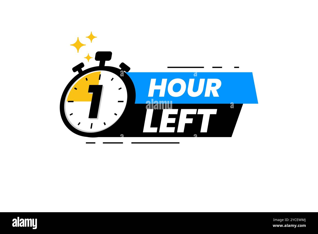 One hour timer Stock Vector Images - Alamy