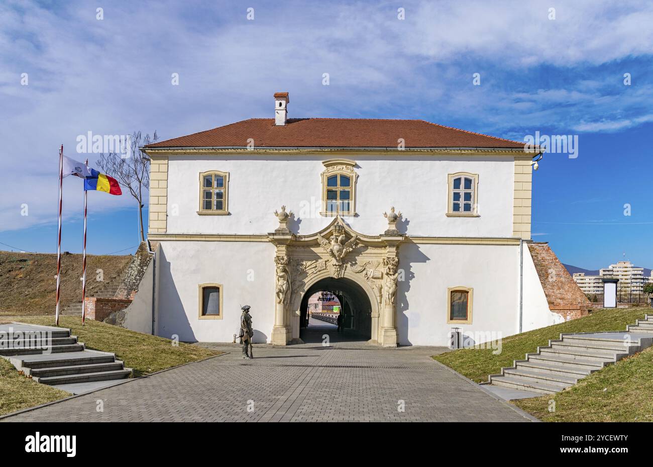 The 4rd Gate of the Citadel Alba-Carolina in Alba Iulia, Romania, officially declared Capital of ...