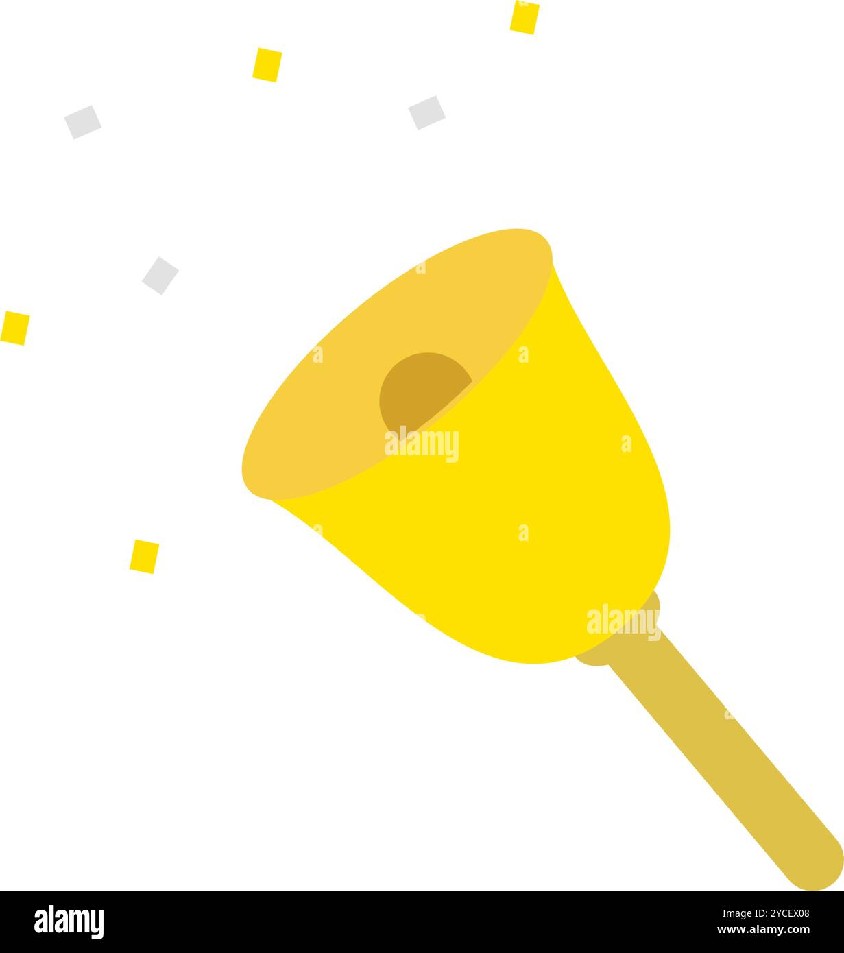 Shaking bell Stock Vector Images - Alamy